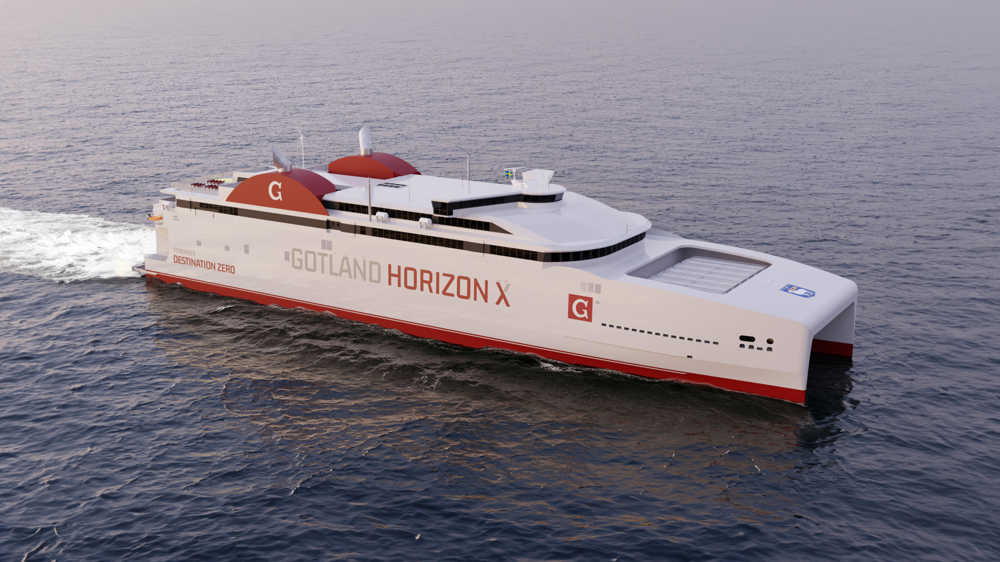 New S-4L waterjet launched with landmark Gotland Horizon X high-speed ...